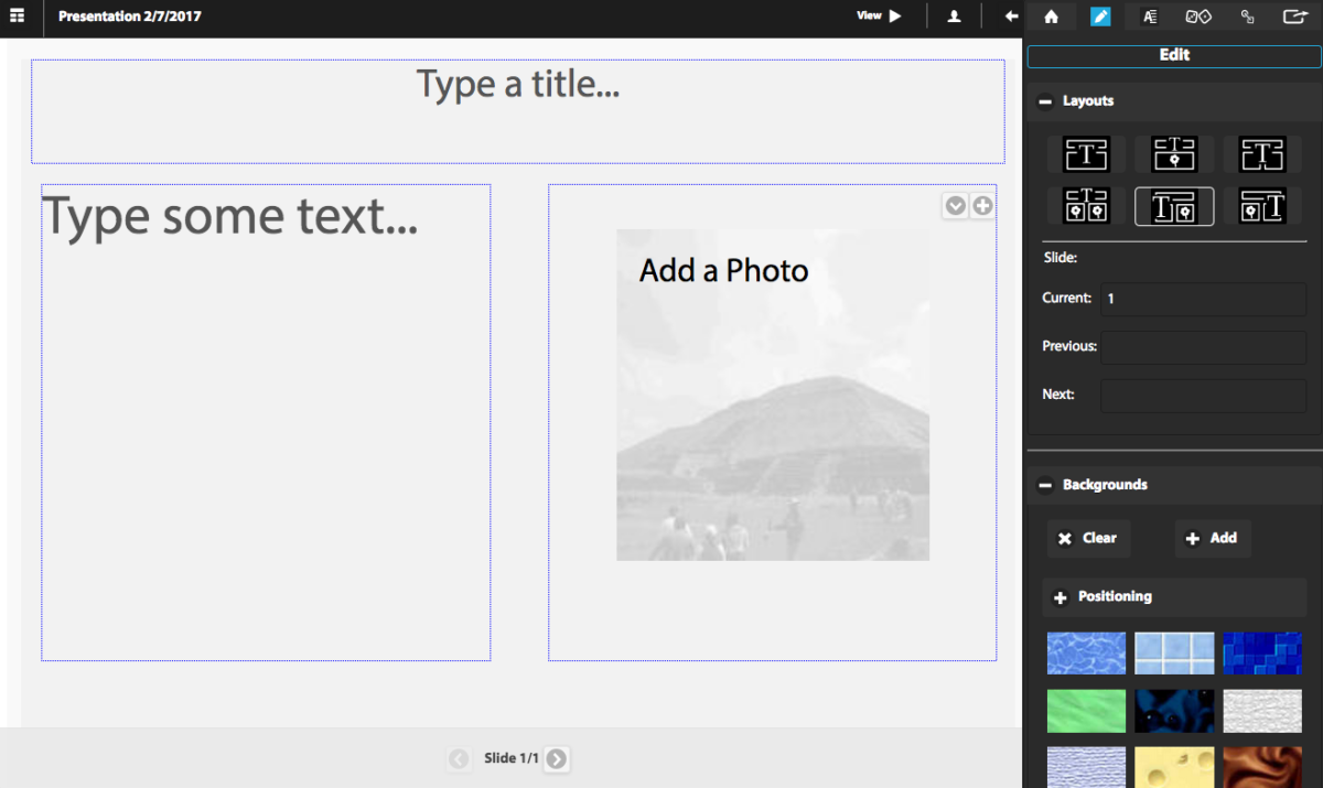 Story – Layout